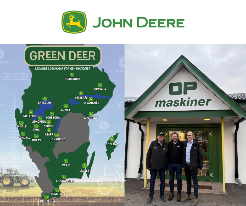 NYHET! OP Maskiner tar klivet in i Green Deer-familjen!